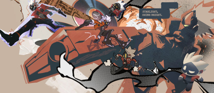 Safebooru - 1boy absurdres belt billy kid chibi chibi inset dual ...