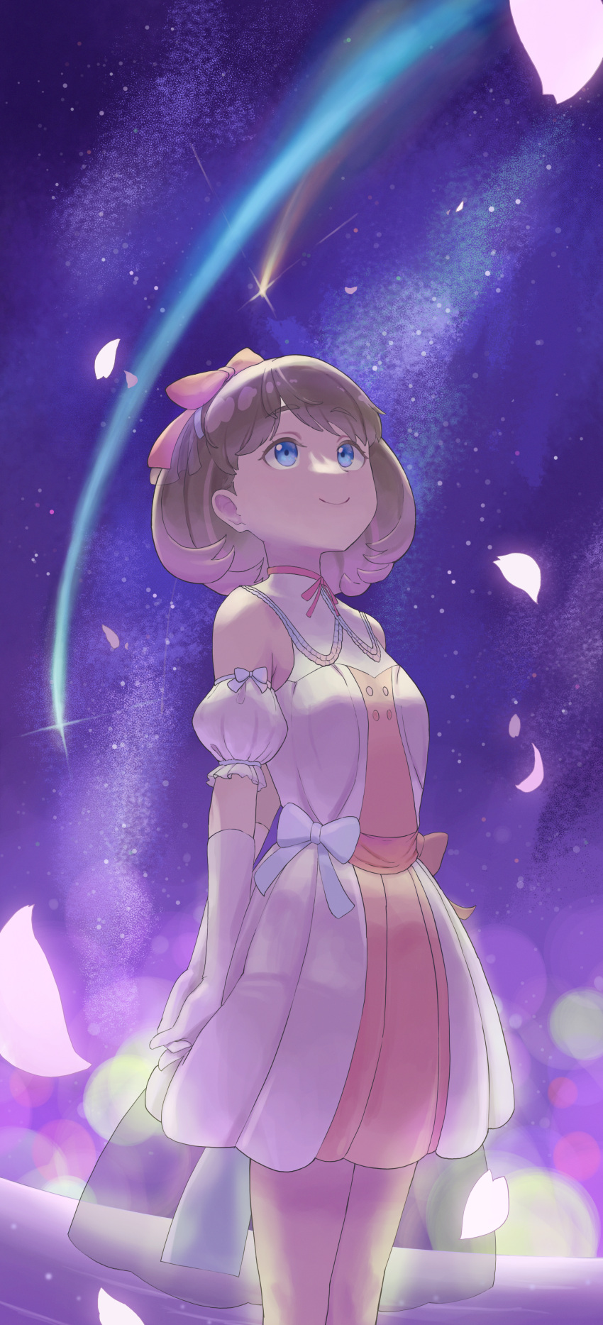 Safebooru - 1girl absurdres arms behind back blue eyes bob cut ...