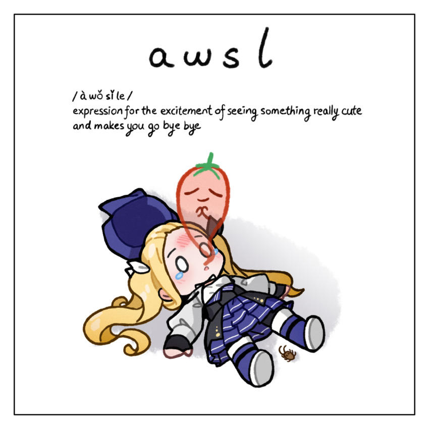 Safebooru - 0 0 1girl blonde hair chibi chibi only commentary request ...