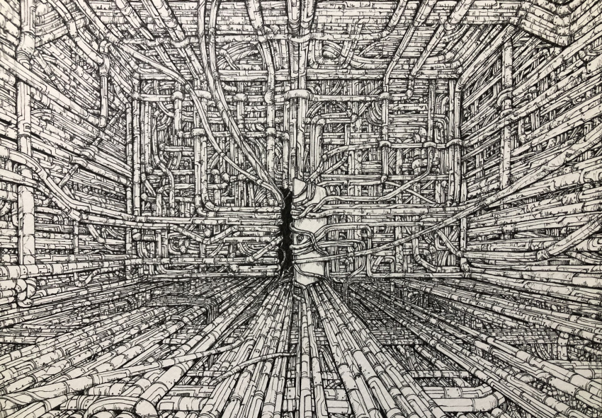 Safebooru - door graphite (medium) highres ibsukionsen indoors ...