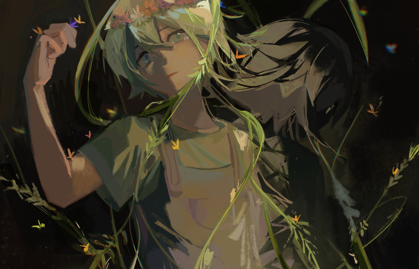 Safebooru - 2boys basil (headspace) (omori) basil (omori ...