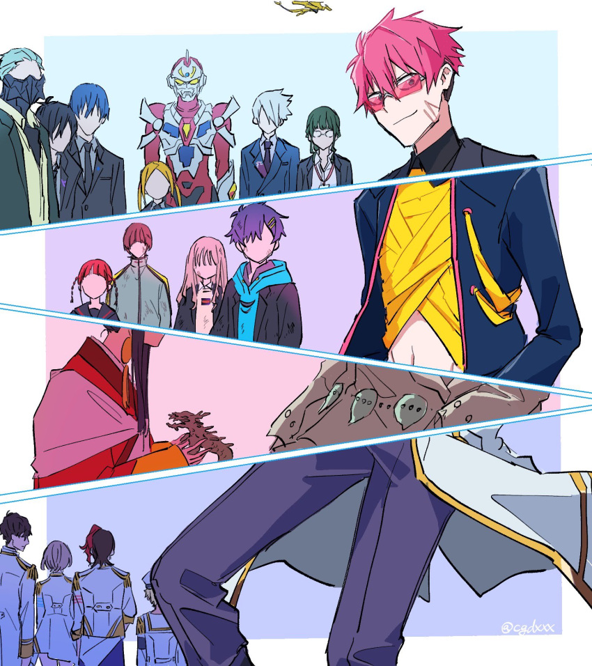 Safebooru - anosillus ii anti (ssss.gridman) asanaka yomogi asukagawa ...