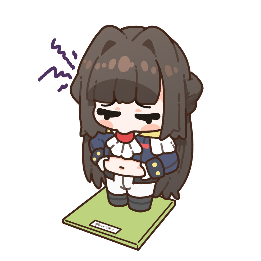 Safebooru - absurdres blush chibi closed eyes epaulettes gloves goddess ...