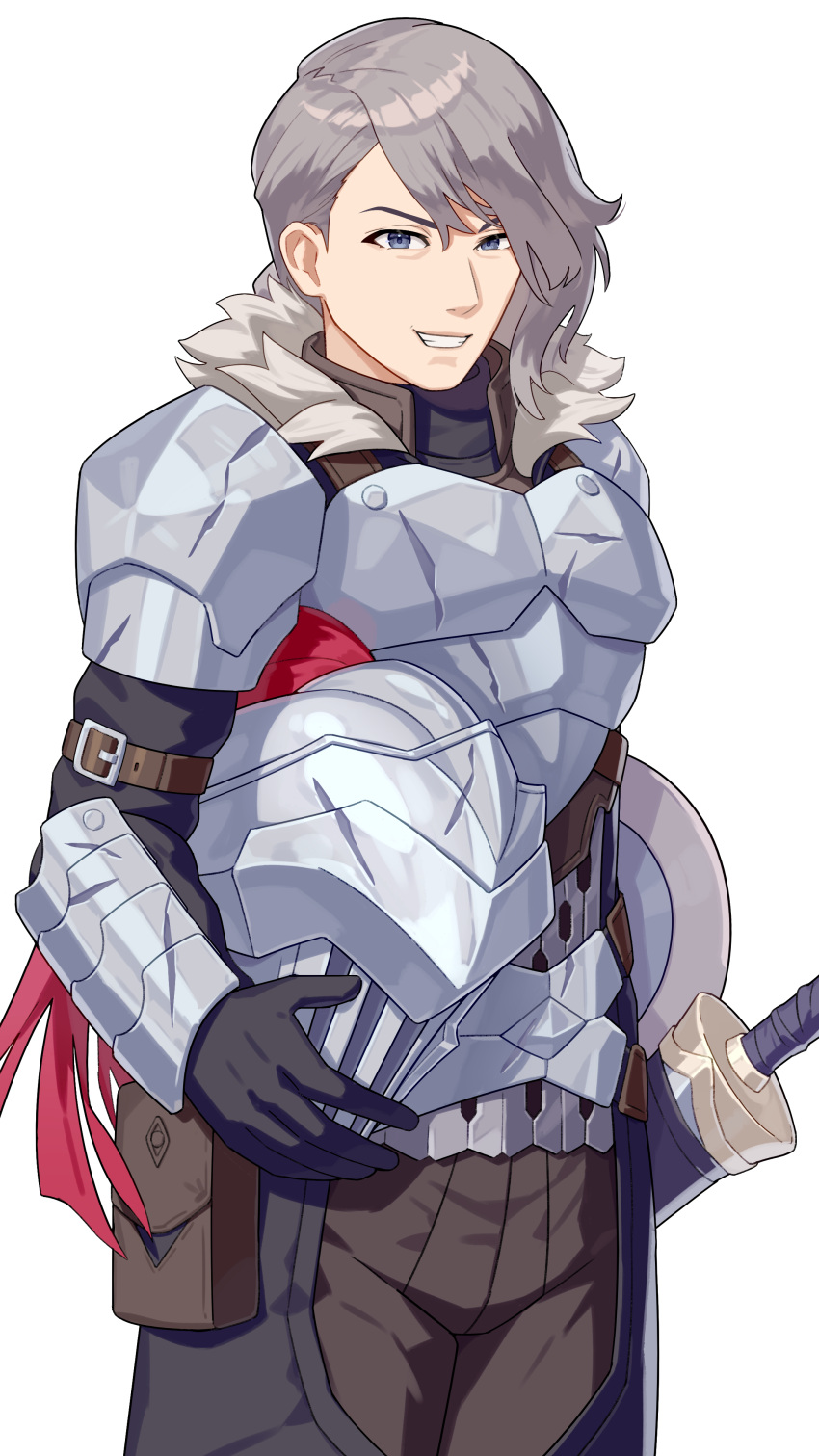 Safebooru - absurdres armor blue eyes buckler commission final fantasy ...