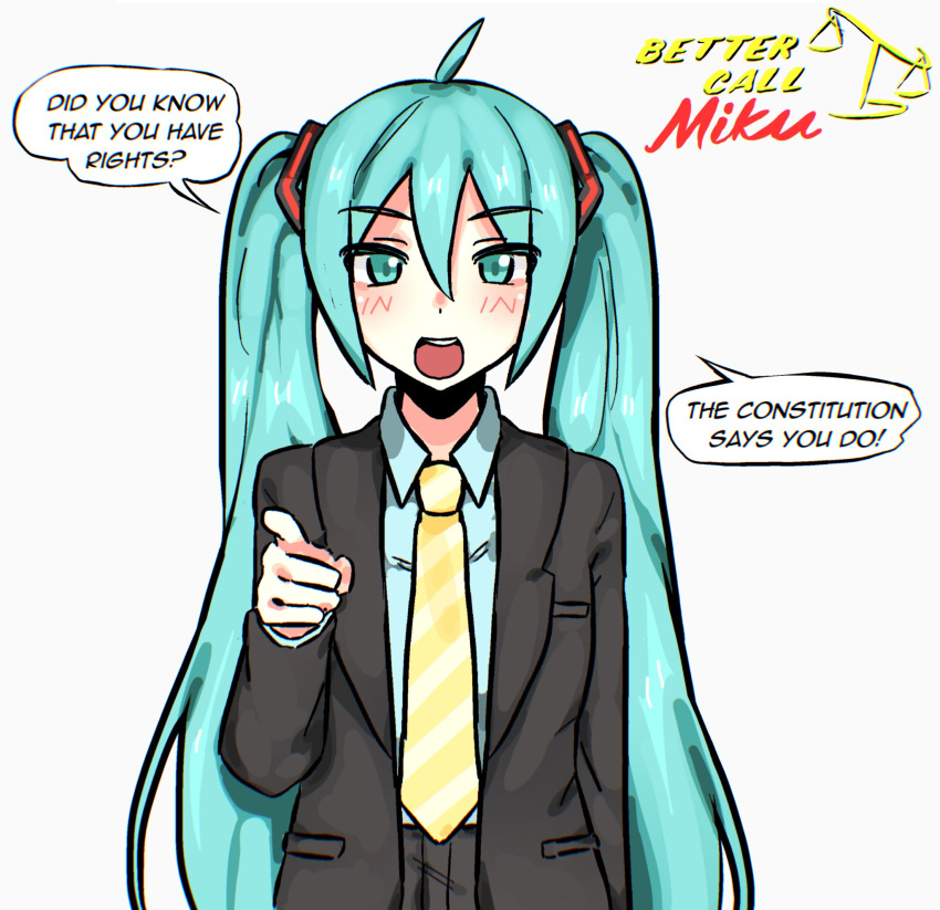 Safebooru - 1girl blue eyes blue hair breaking bad business suit comedy ...