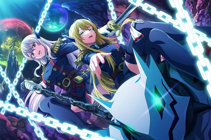 Safebooru - blonde hair blue eyes d4dj dress long hair neo (d4dj) | 5030632