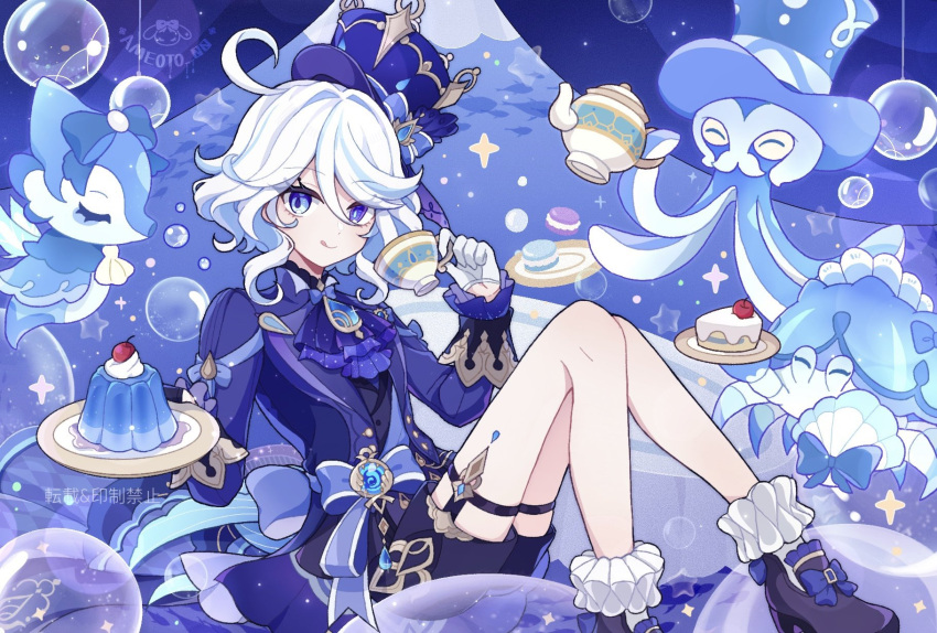 Safebooru - 1girl :q ahoge ameoto 00 artist name ascot asymmetrical gloves black footwear black ...