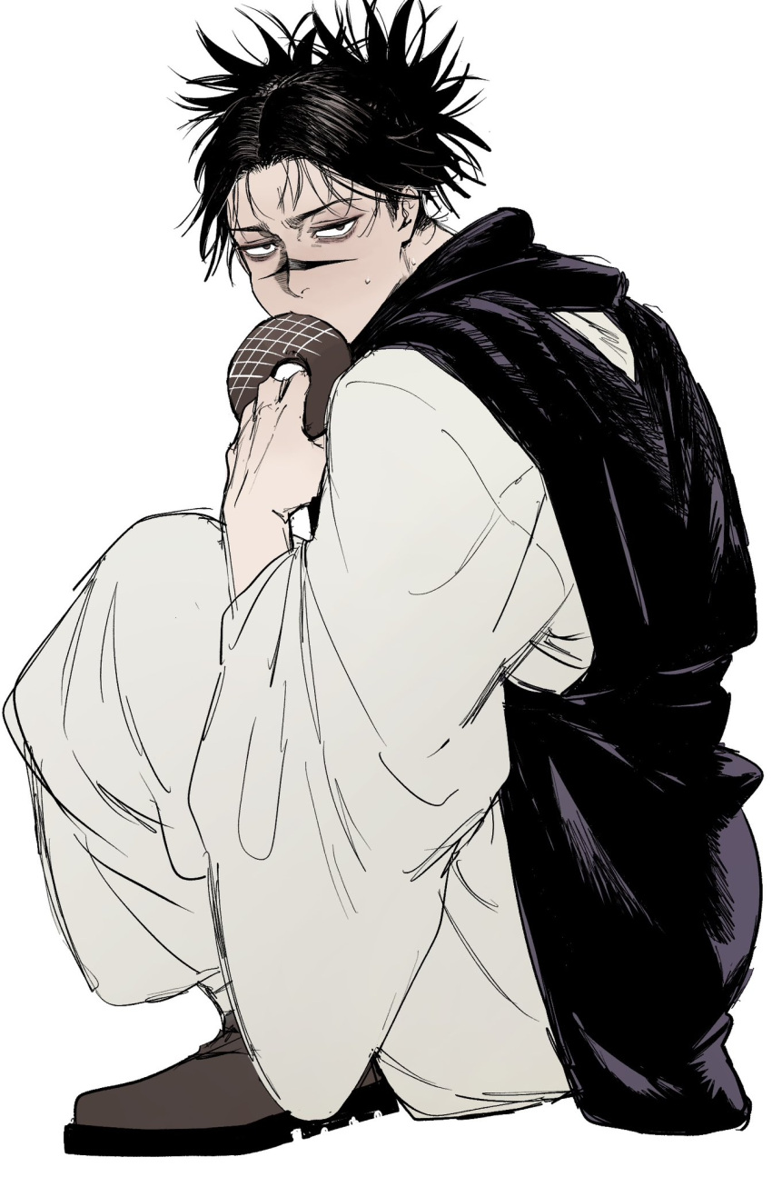 Safebooru - 1boy bags under eyes black hair brown eyes choso (jujutsu ...