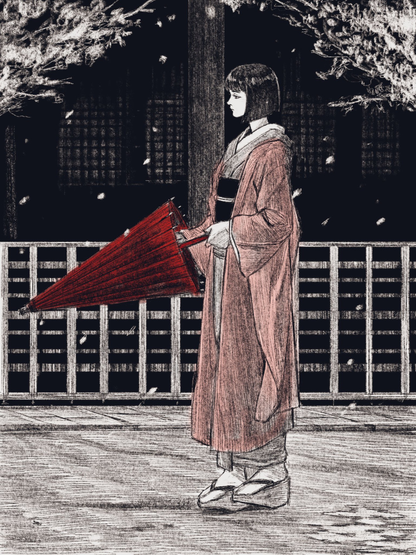 Safebooru - 1girl building cherry colored pencil (medium ...