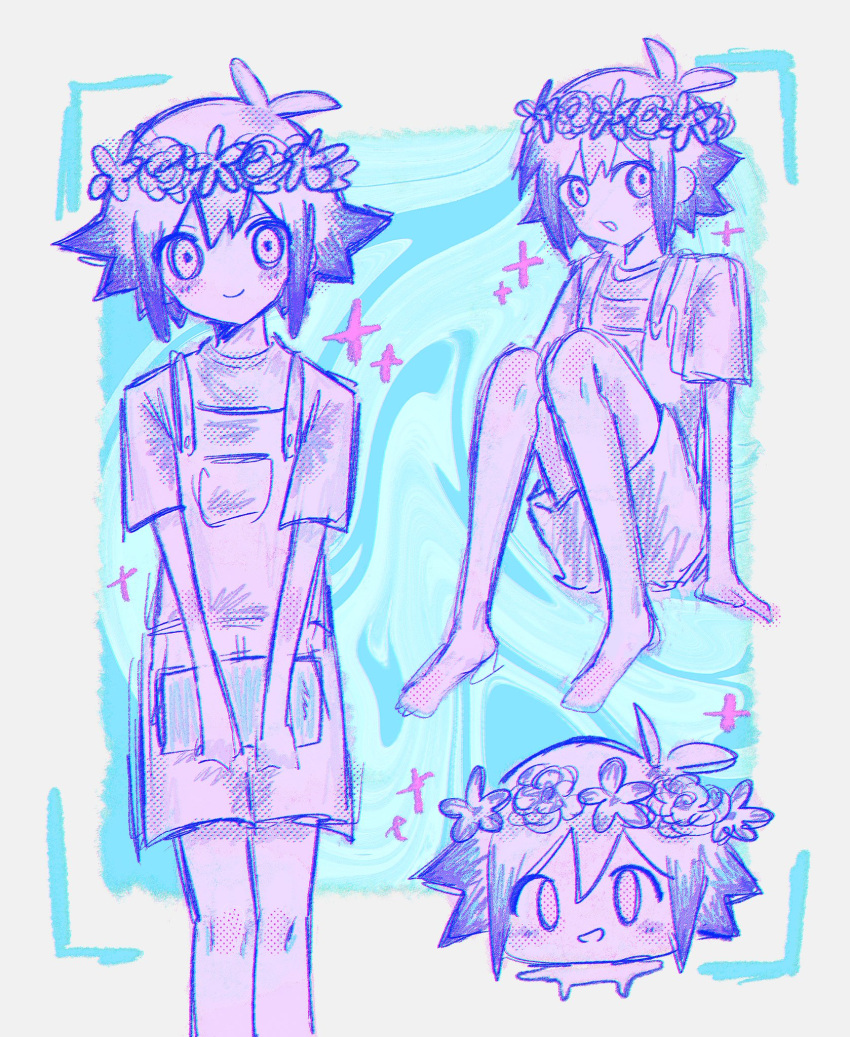 Safebooru - antenna hair basil (headspace) (omori) basil (omori) blush ...