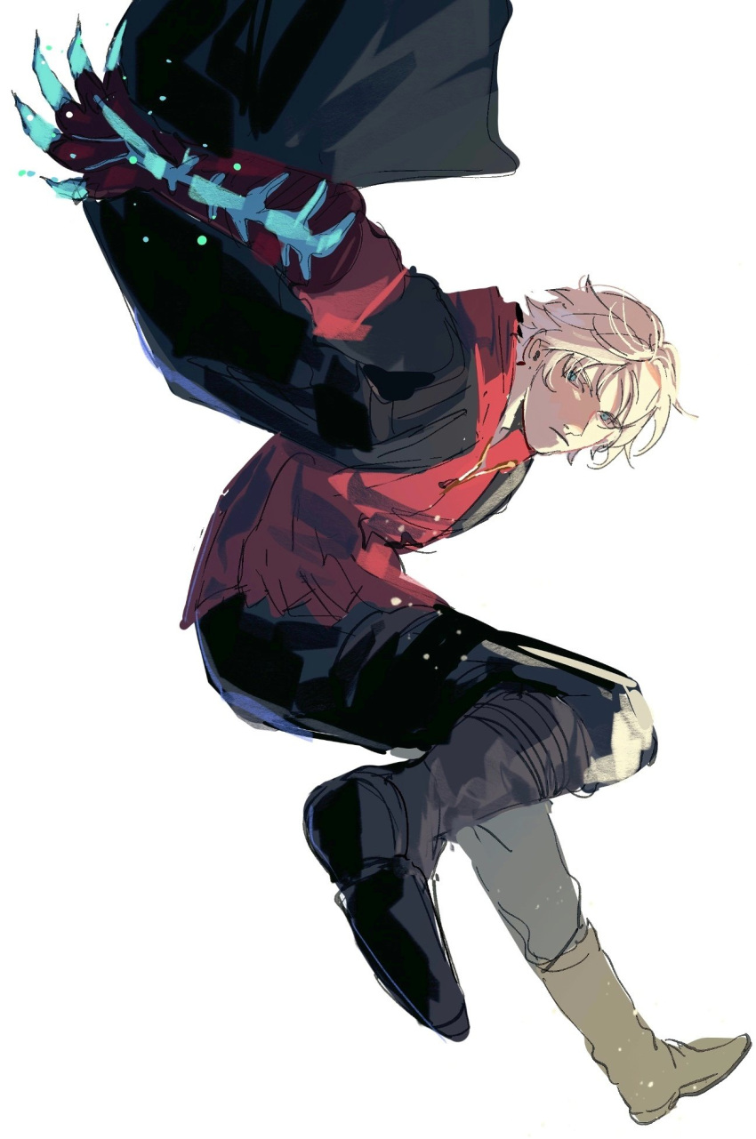 Safebooru - 1boy blue eyes boots coat devil bringer devil may cry (series) devil may cry 4 full ...
