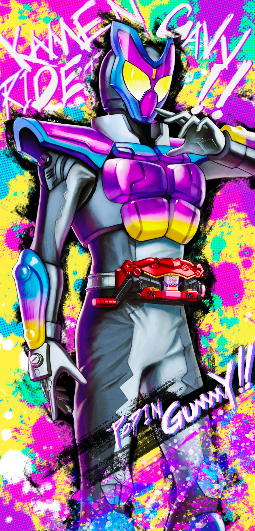 Safebooru - 1boy absurdres armor body armor compound eyes driver (kamen ...