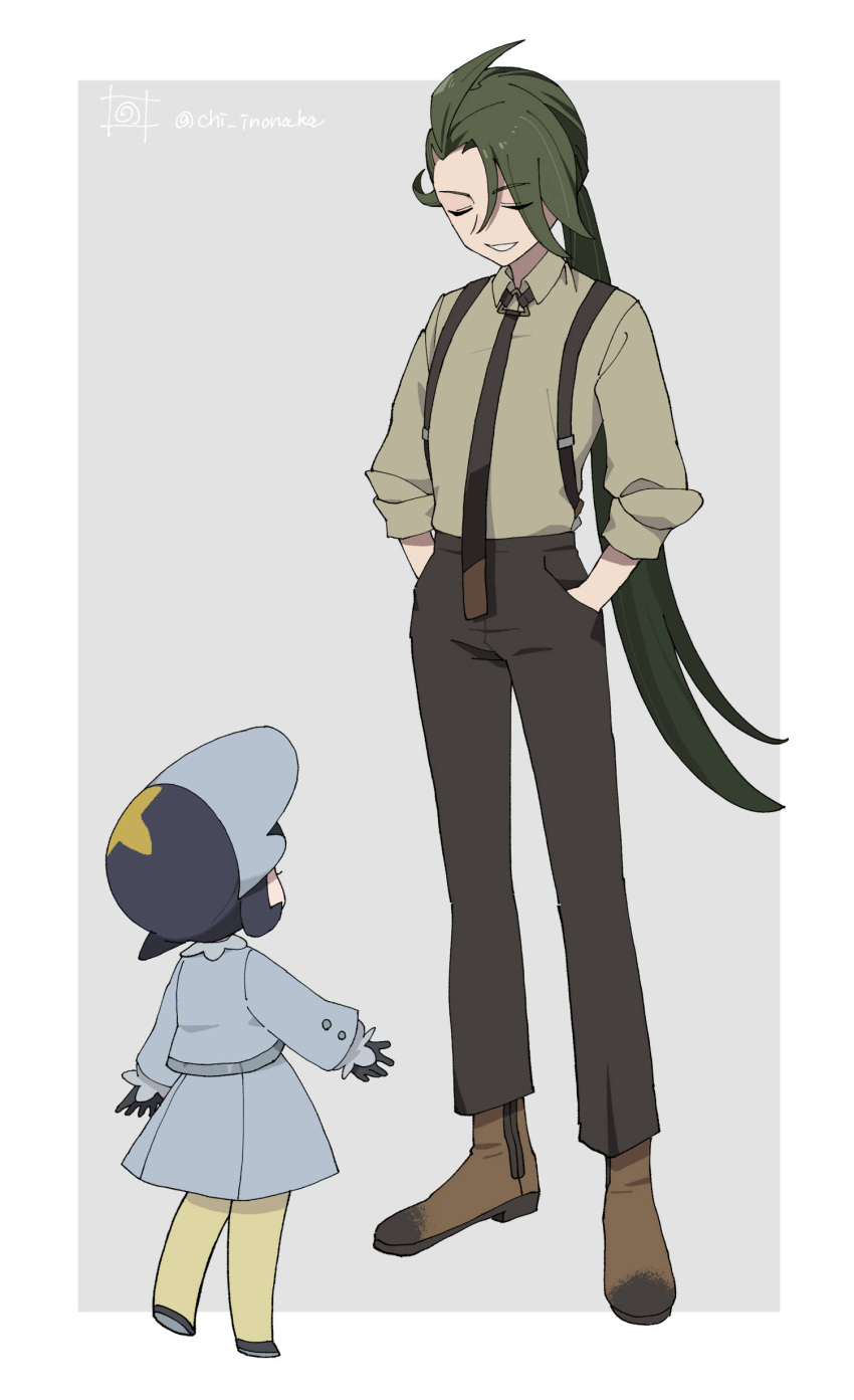 Safebooru - 2girls absurdres black gloves black hair black necktie ...