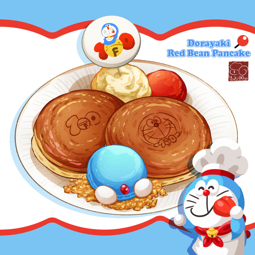Safebooru - artist logo artist name bell chef hat doraemon doraemon ...