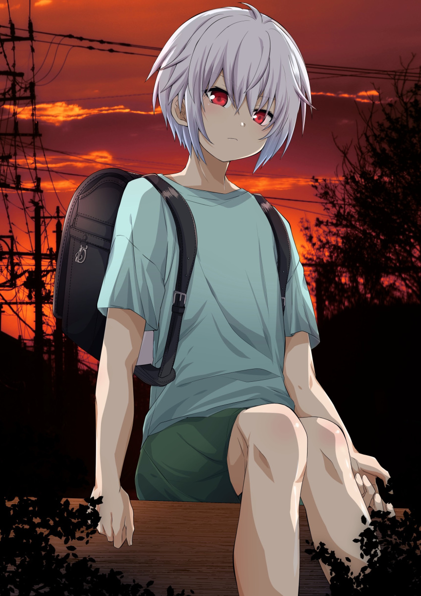 Safebooru - 1boy absurdres accelerator (toaru majutsu no index) aged ...