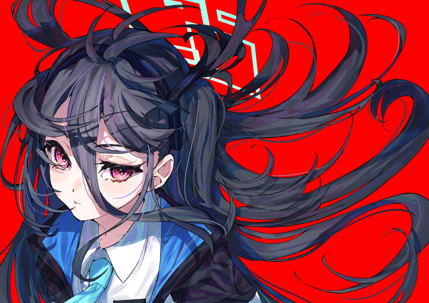 Safebooru Blue Archive 1girl Absurdly Long Hair Black Hair Black 4167