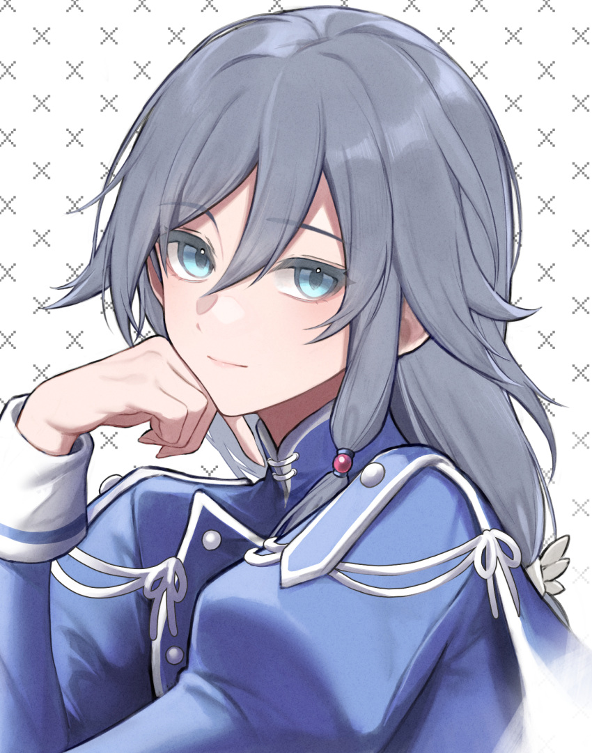 Safebooru - 1girl blue eyes fu hua fu hua (valkyrie accipiter) grey ...