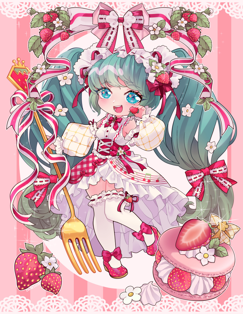 Safebooru - 1girl absurdres blue eyes blue hair bow chibi commentary ...