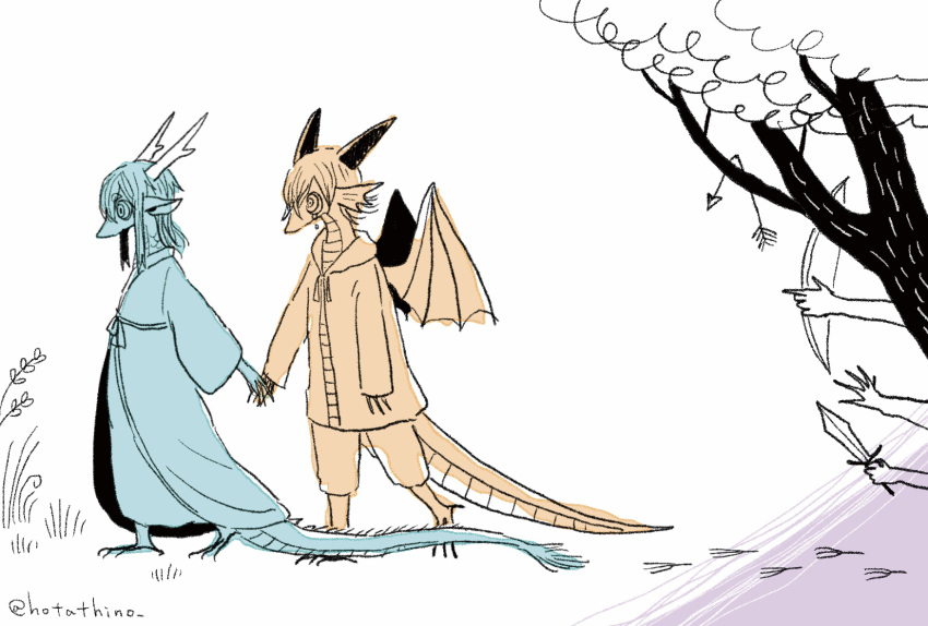 Safebooru - 2boys 3others arrow (projectile) bow (weapon) commentary ...