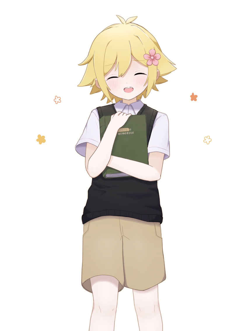 Safebooru - 1boy basil (faraway) (omori) basil (omori) blonde hair ...