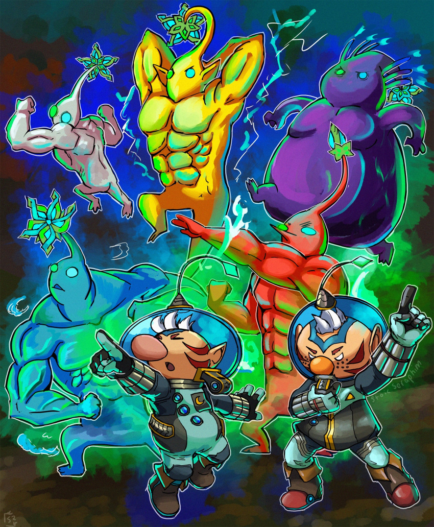 Safebooru - alph (pikmin) alternate eye color alternate form alternate ...