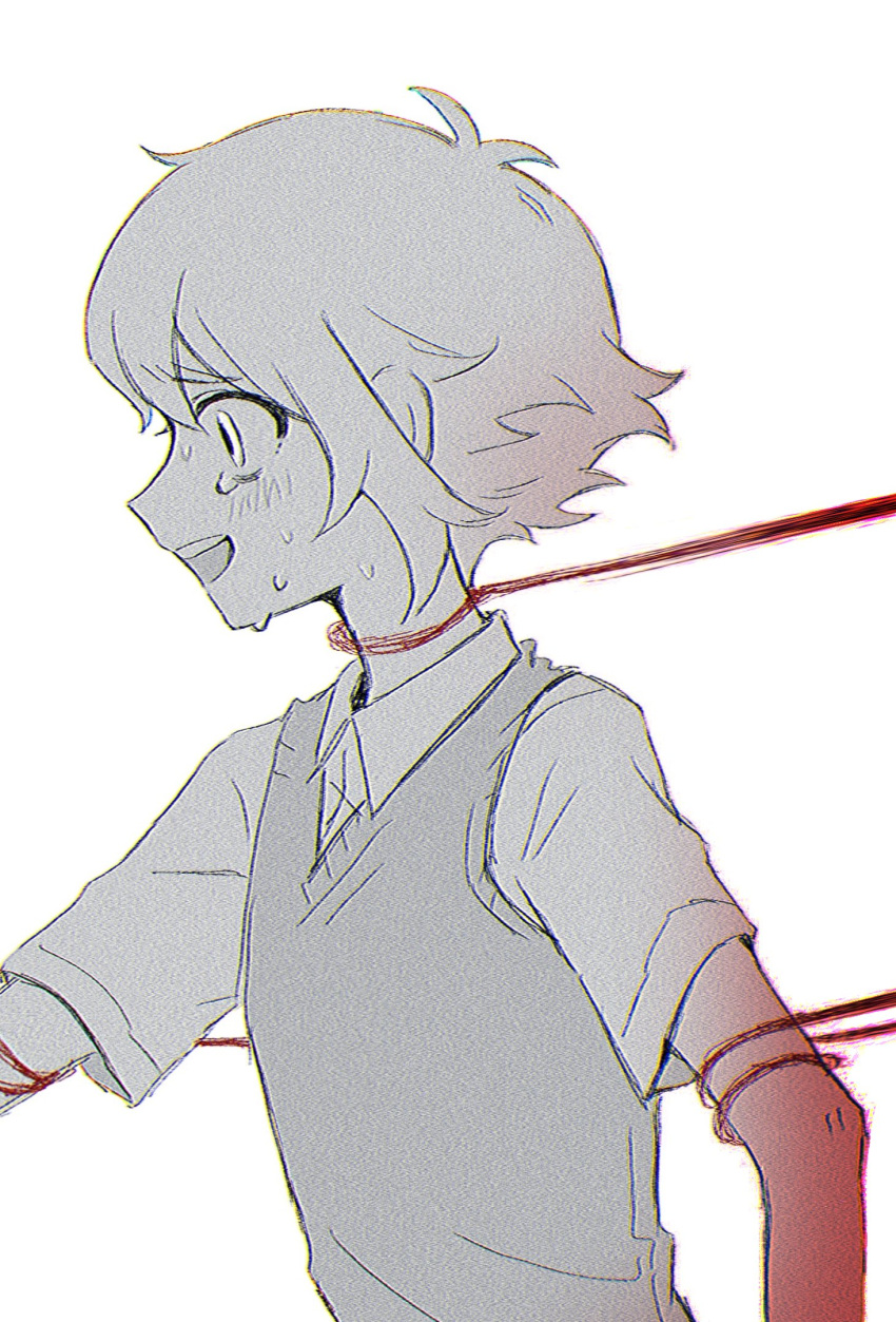 Safebooru - 1boy basil (faraway) (omori) basil (omori) collared shirt ...