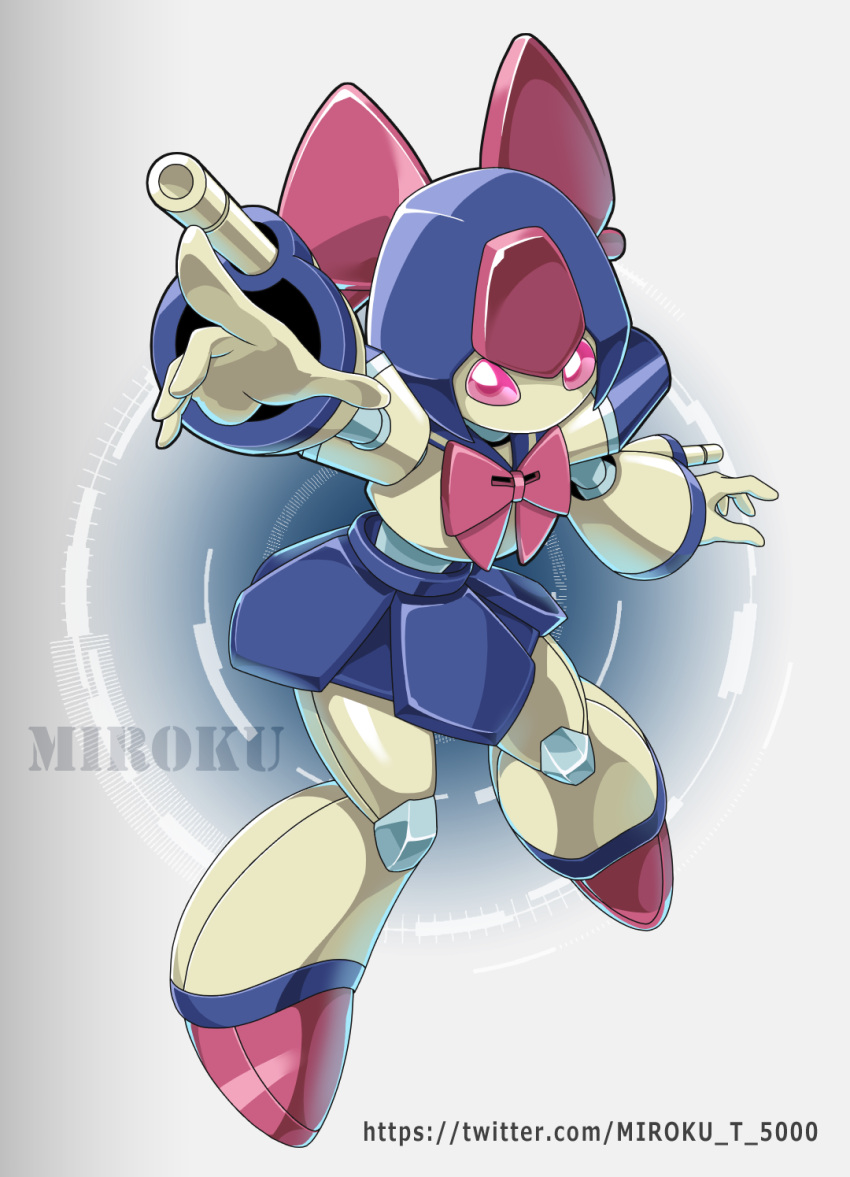 Safebooru - 1girl android arm mounted weapon brass (medarot) helmet ...