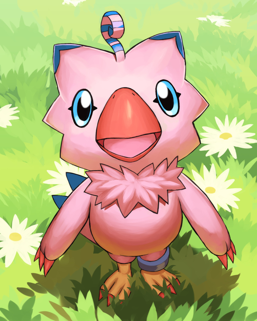 Safebooru - beak bird blue eyes digimon digimon (creature) feathers ...