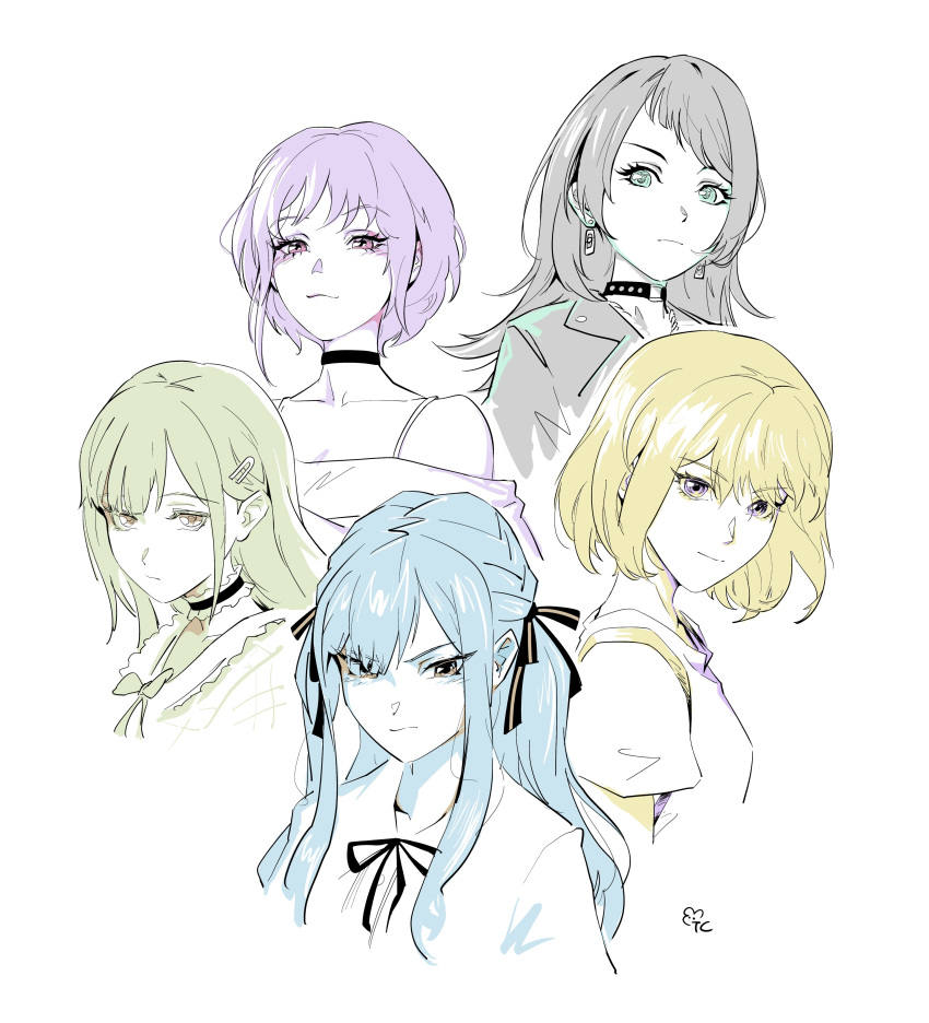 Safebooru - 5girls :3 absurdres ave mujica (bang dream!) bang dream! bang dream! it's mygo ...