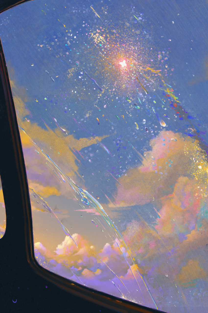 Safebooru - blue sky clouds cloudy sky day highres no humans original qingyu qingyu sky water ...