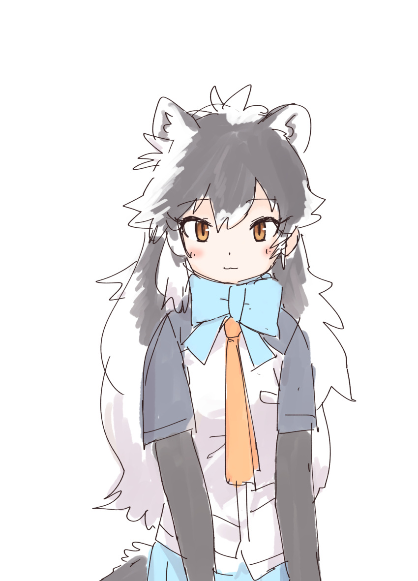 Safebooru - :3 alternate costume animal ears arctic fox (kemono friends ...