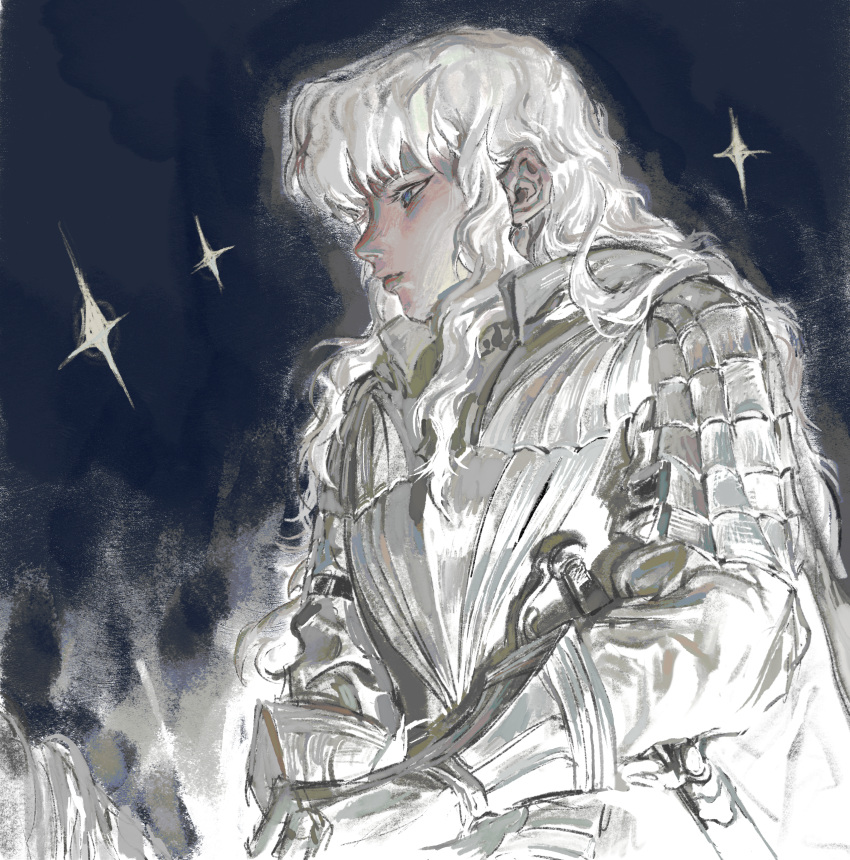Safebooru - 1boy absurdres armor berserk blue eyes full armor griffith ...