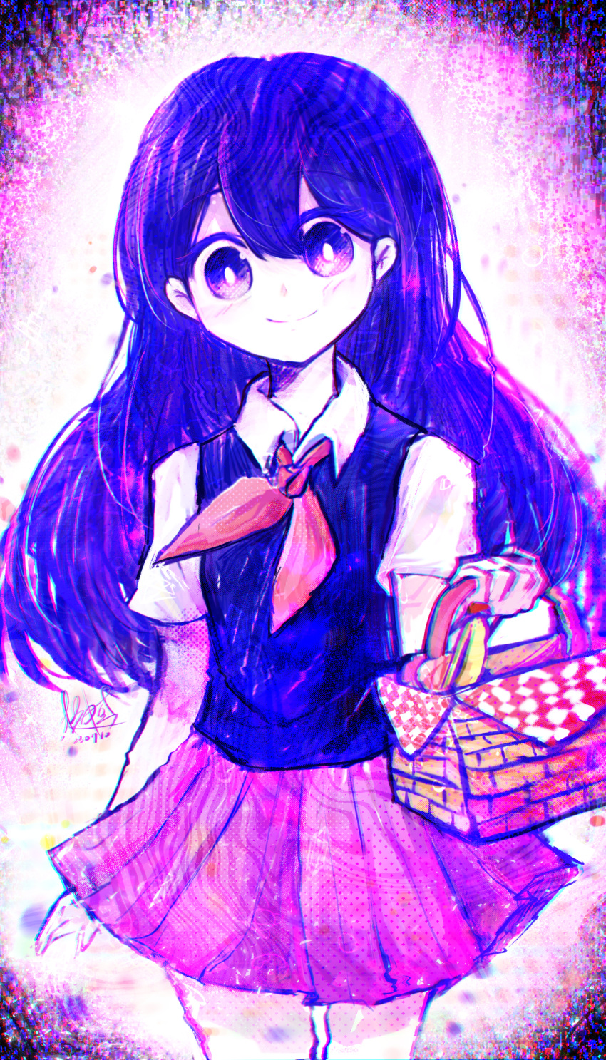 Safebooru - 1girl colored skin highres long hair looking at viewer mari ...