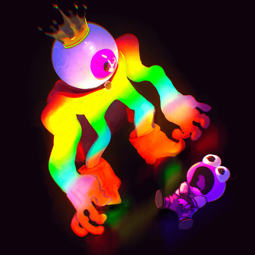 Safebooru - black background bound colored skin crown english ...