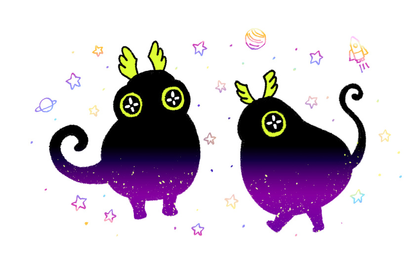 Safebooru - animal focus black eyes bright pupils colored sclera creature cross-shaped pupils ...