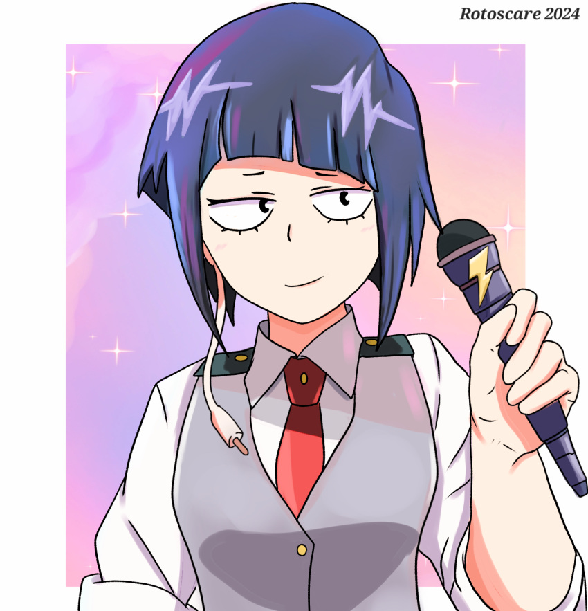 Safebooru - 1girl audio jack black eyes blunt bangs boku no hero ...