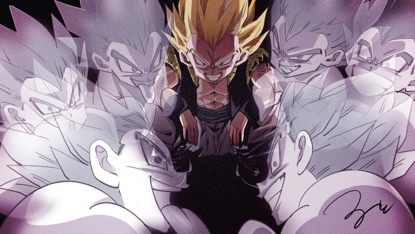 Safebooru - 6+boys abs blonde hair commentary request dragon ball ...