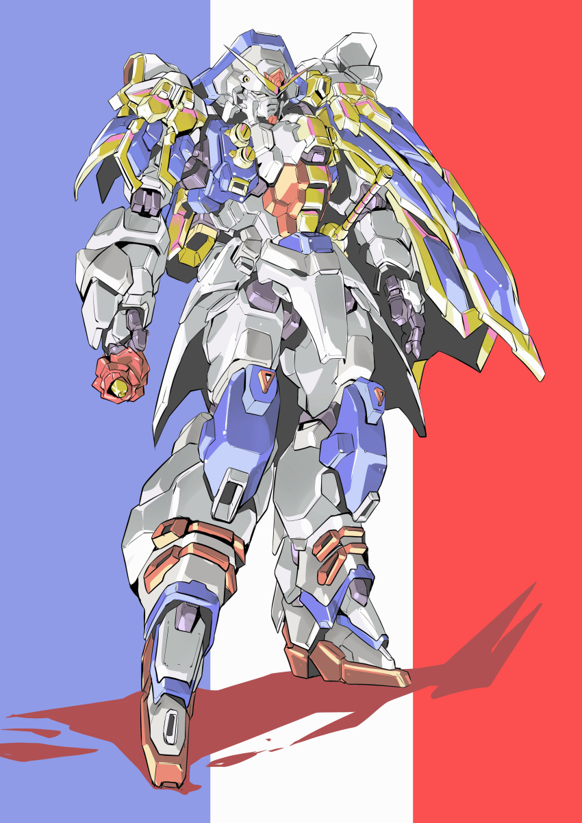 Safebooru - absurdres arms at sides commentary request french flag full ...