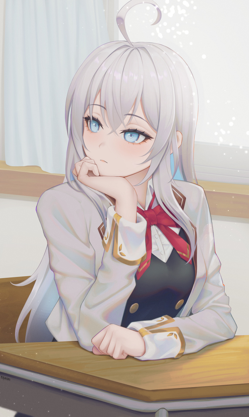 Safebooru 1girl Absurdres Ahoge Alisa Mikhailovna Kujou Blazer Blue