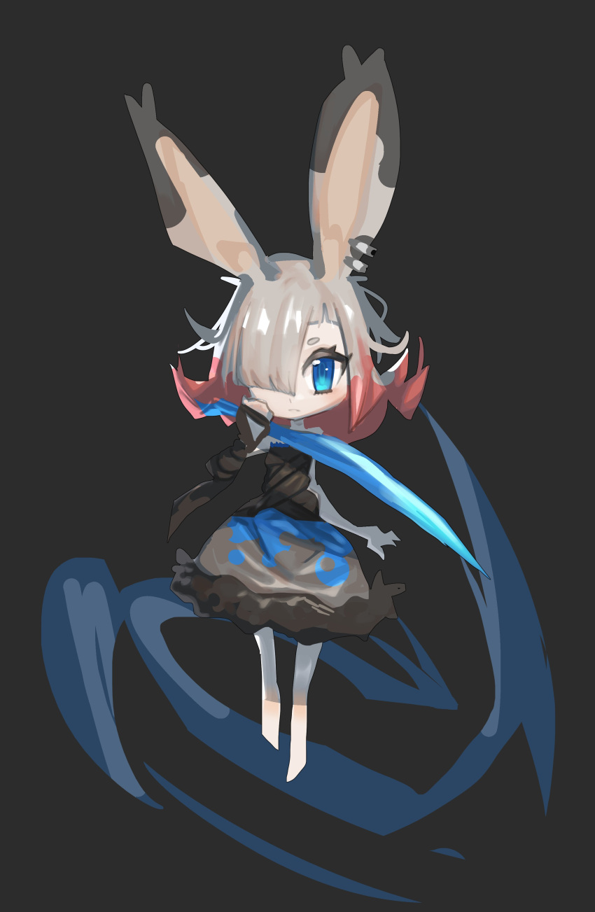 Safebooru - 1girl absurdres animal ears assassin rabbit barefoot black ...