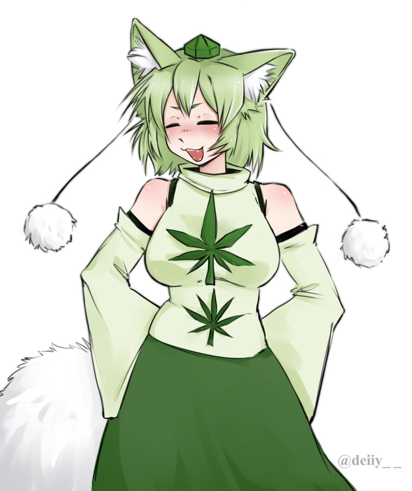 Safebooru - 1girl alternate color animal ear fluff animal ears arms ...