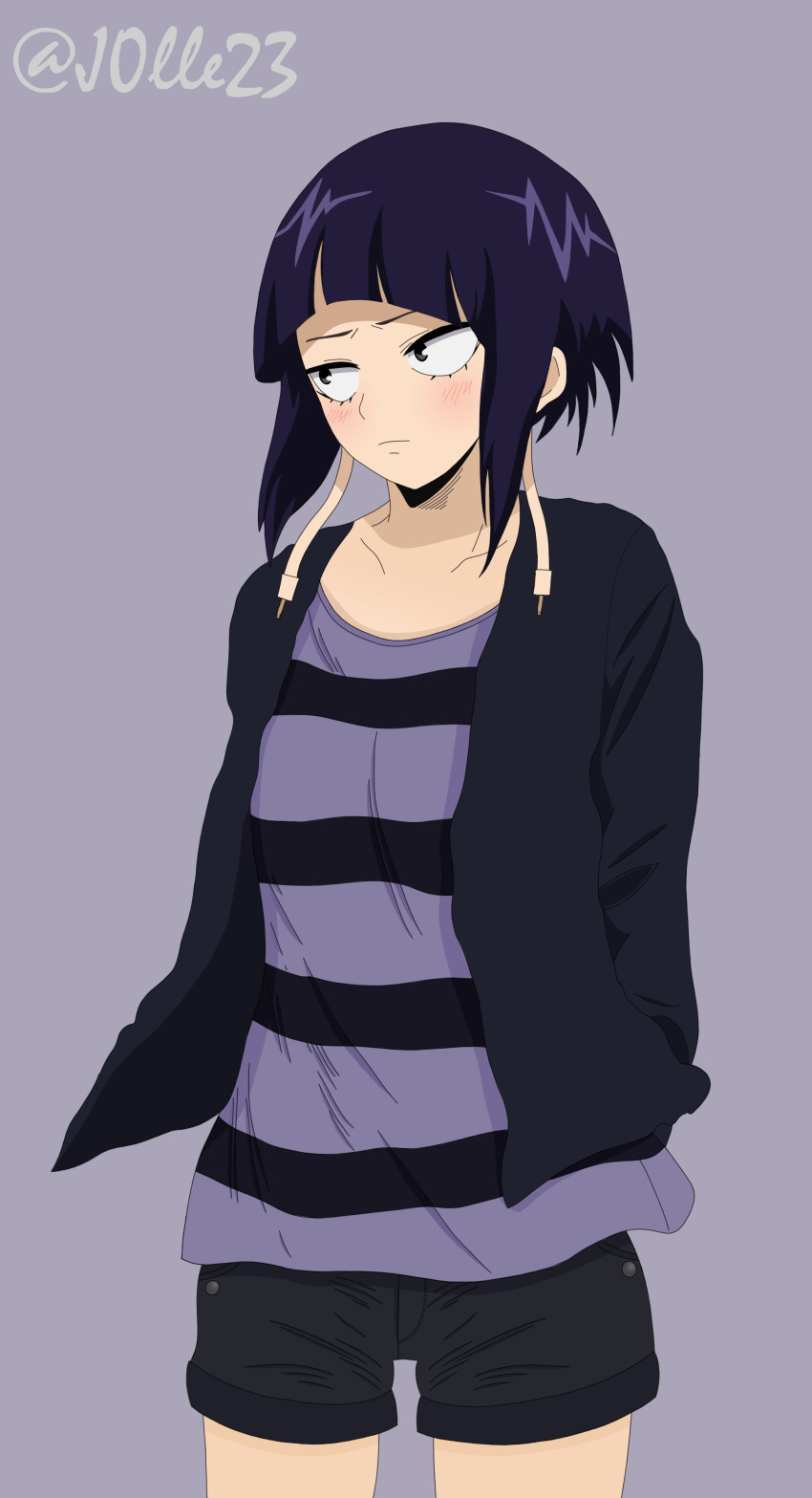 Safebooru - 1girl absurdres black eyes blunt bangs boku no hero ...