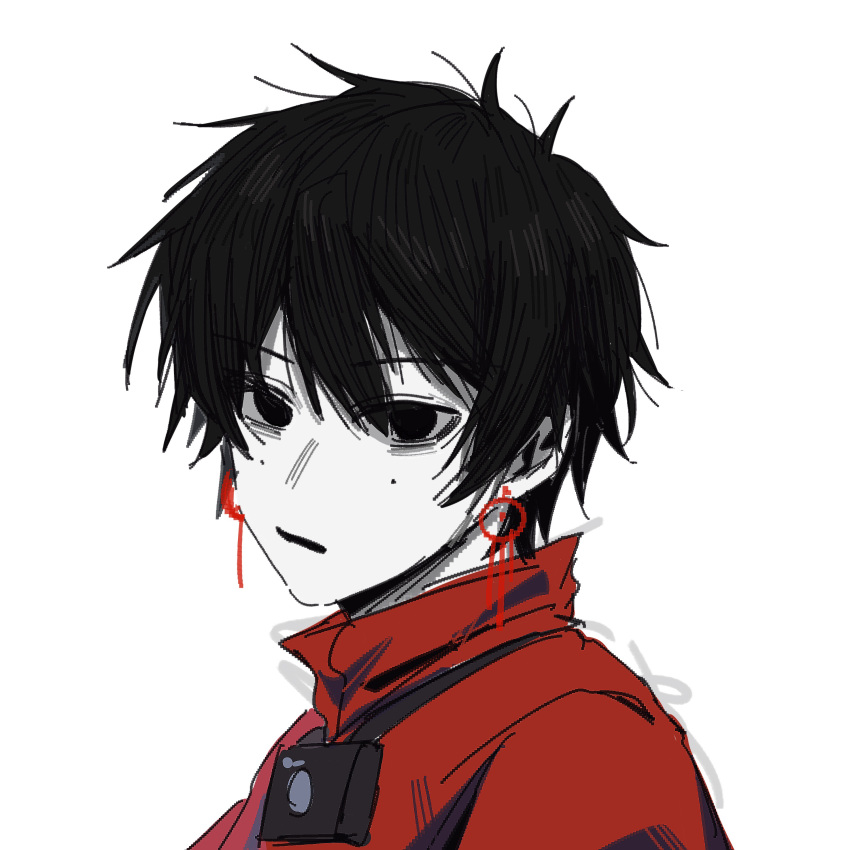 Safebooru - 1boy absurdres black eyes black hair camera camera around neck chinese commentary ...