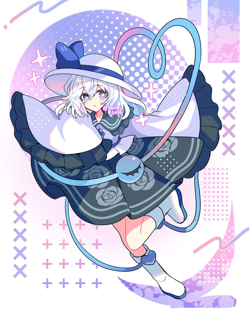 Safebooru - alternate color black skirt full body grey eyes hat heart ...