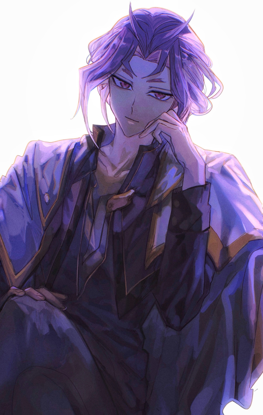 Safebooru 1boy Absurdres Antenna Hair Backlighting Bad Id Bad Lofter 3632