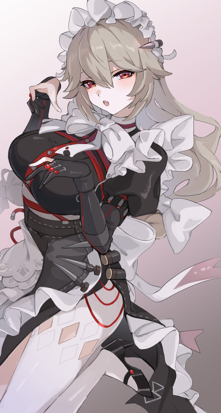 Safebooru - 1girl :o absurdres alexandrina sebastiane awe (adorableduckyy) black dress black ...