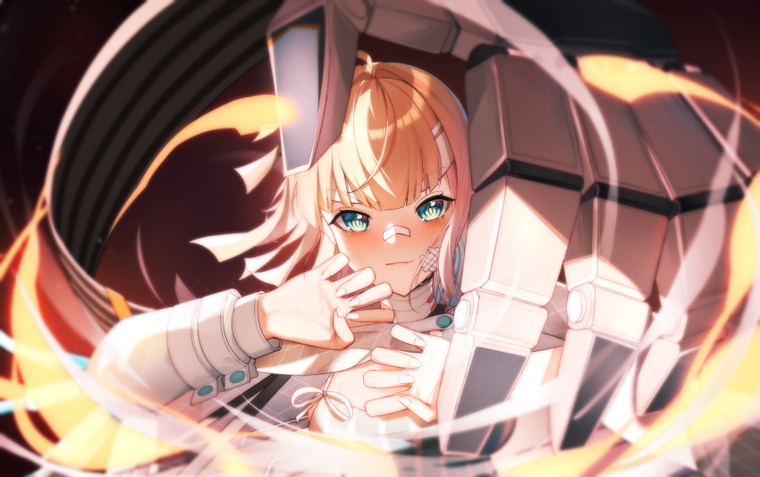 Safebooru - 1girl aa-12 (girls' frontline) ahoge bandaged head bandaged neck bandages bandaid ...