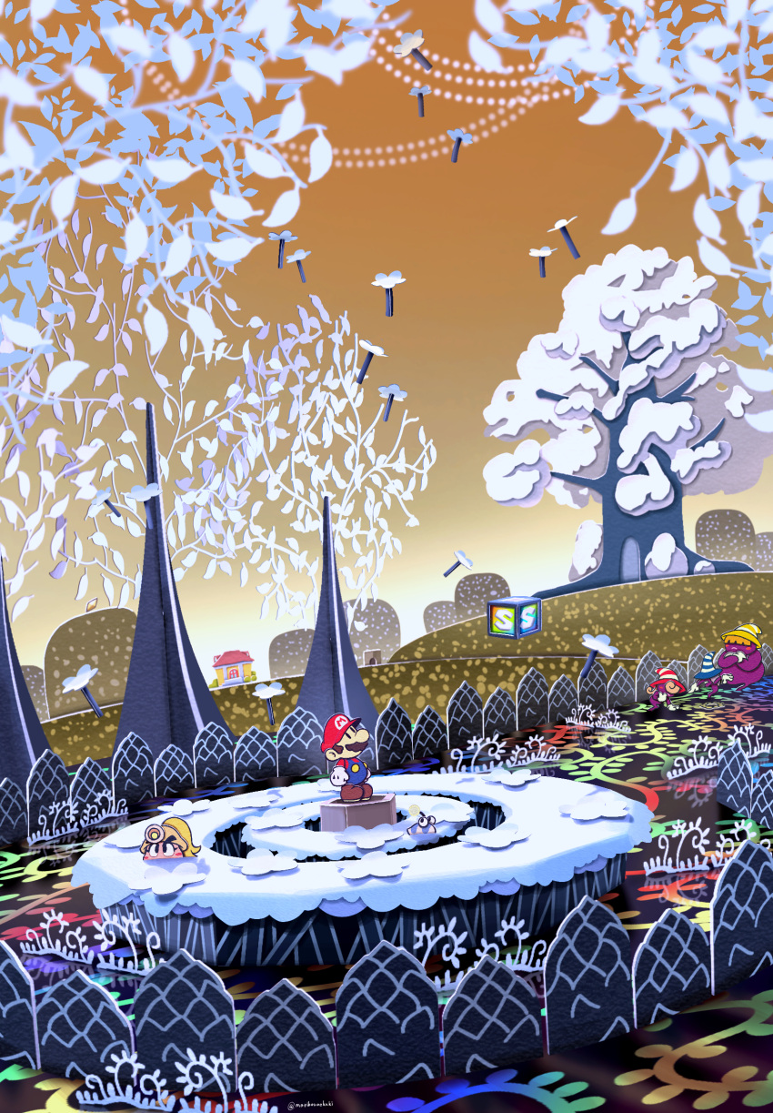 Safebooru - beldam blonde hair blush stickers brown footwear brown hair ...