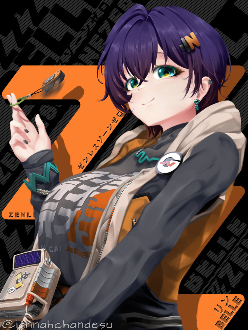 Safebooru - 1girl absurdres belle (zenless zone zero) charm (object) highres iannahchandesu ...
