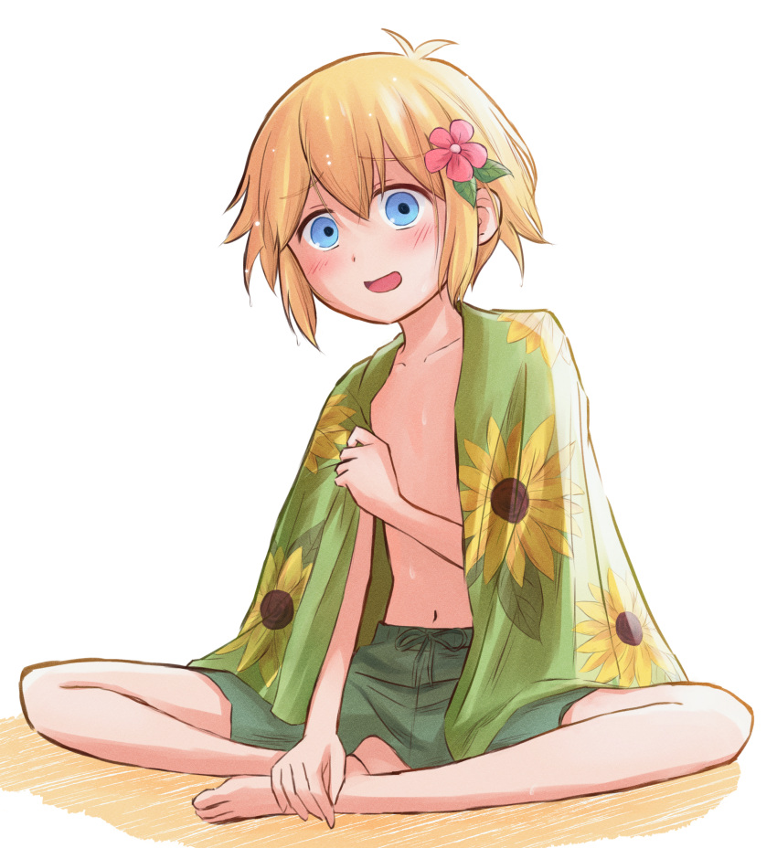Safebooru - 1boy absurdres alternate costume basil (faraway) (omori) basil (omori) blonde hair ...